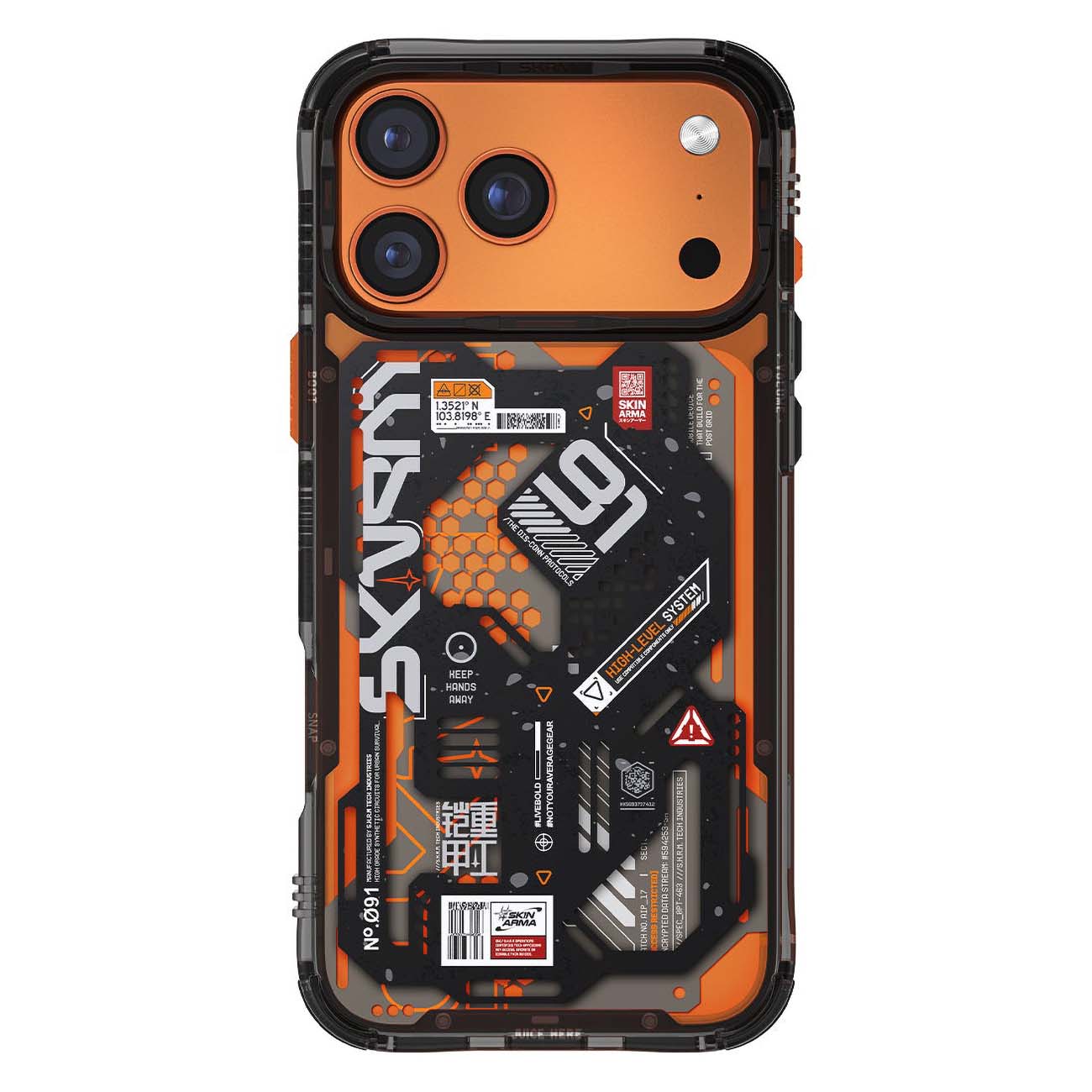 SKINARMA Spectra Case for iPhone 17 Pro / Support MagSafe / Drop ...