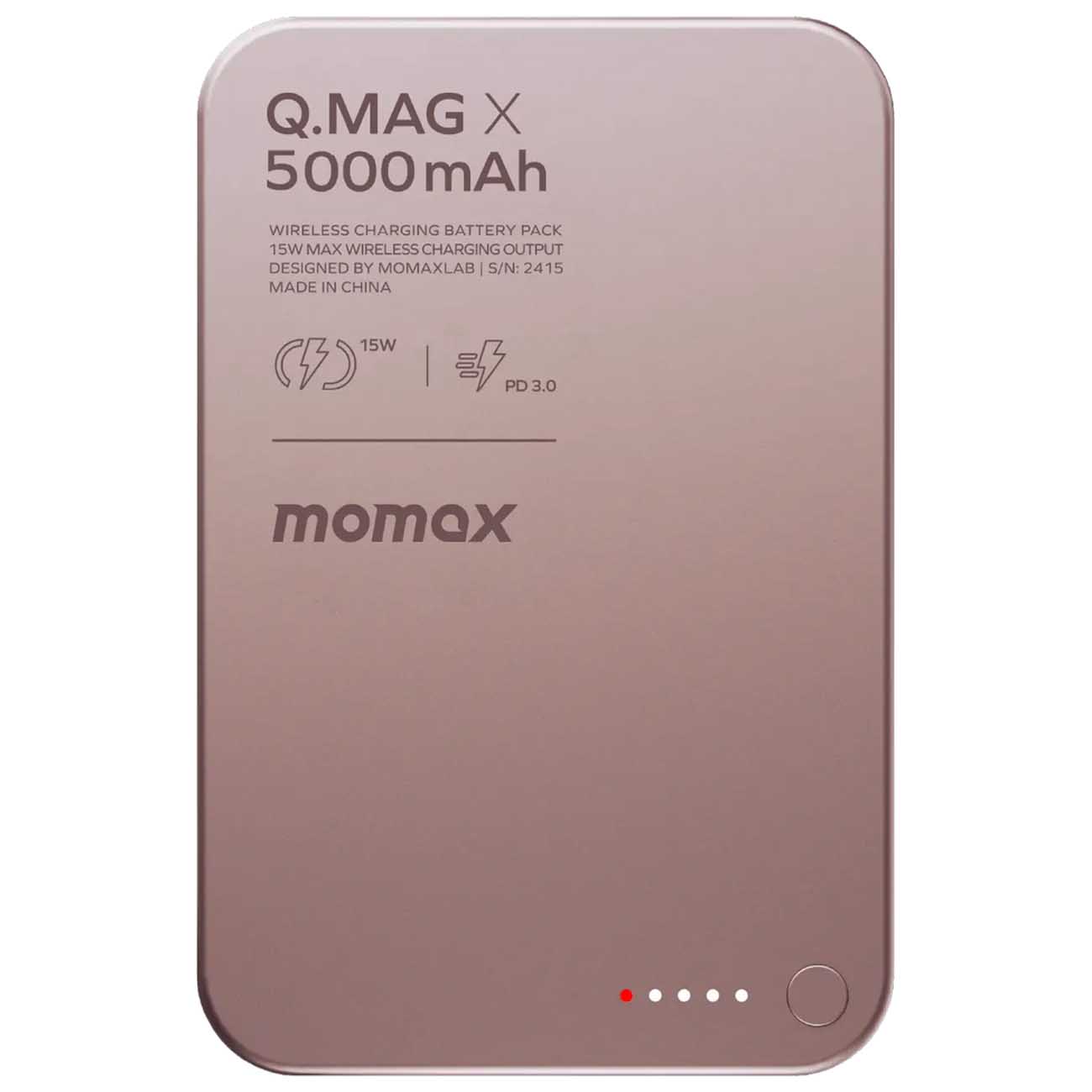 Momax Q.Mag X Magnetic Power Bank 2nd Gen / 5,000 mAh / Support MagSafe ...