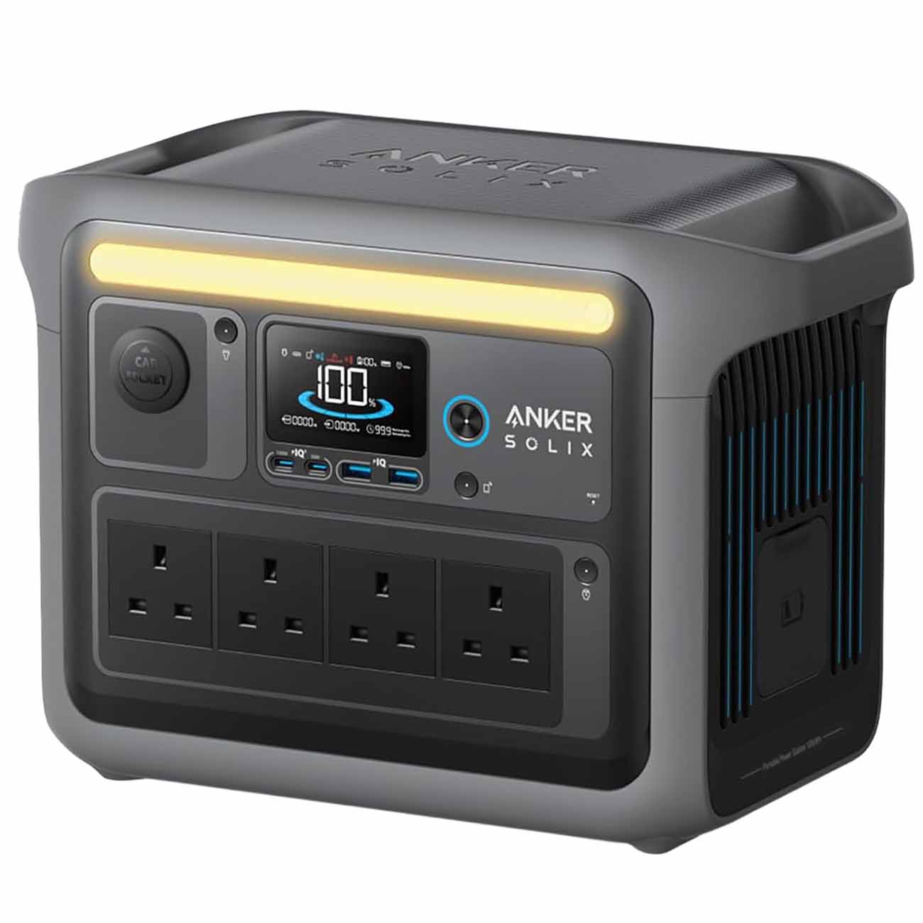 Anker SOLIX C1000 Power Station / 2400W / Multiple Ports / 1056Wh / App ...